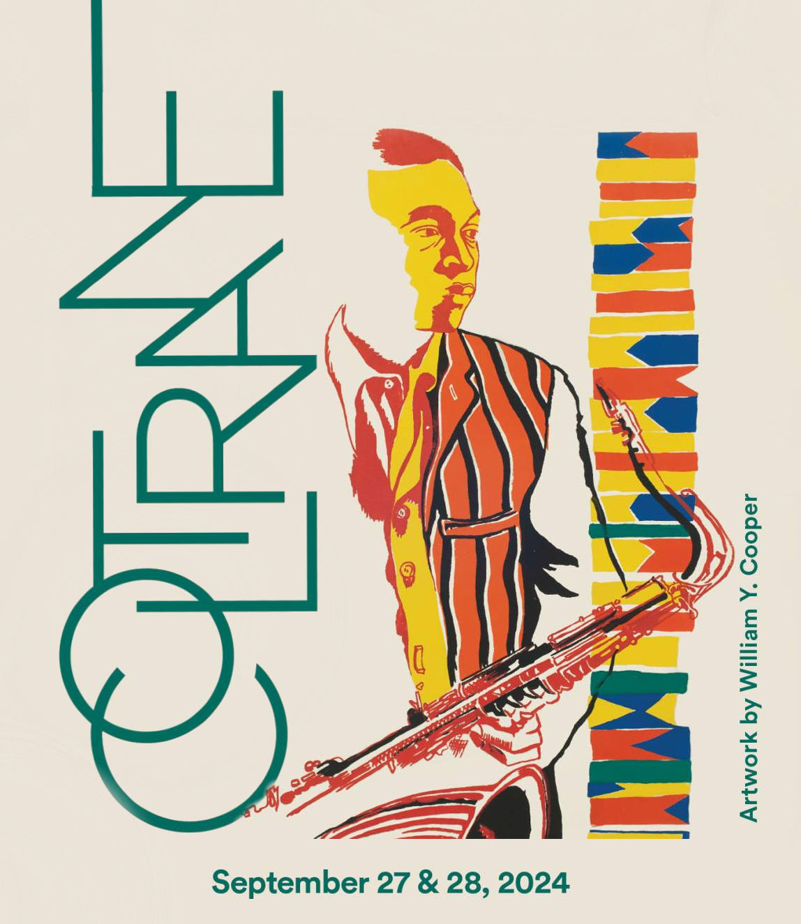 Coltrane Celebration Poster 2024 William Cooper – Burchfield Penney ...